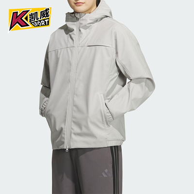 Adidas/阿迪达斯正品SL WARM JKT男士连帽运动休闲抓绒外套KG5179