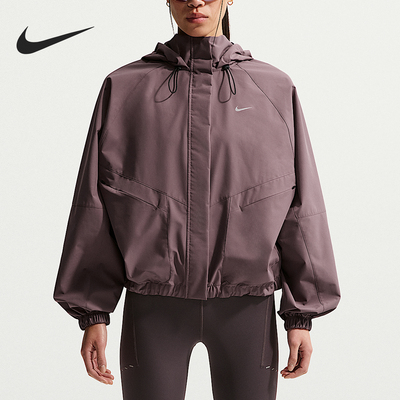 Nike/耐克正品2026春季款女士日常连帽梭织运动外套FB7493-502