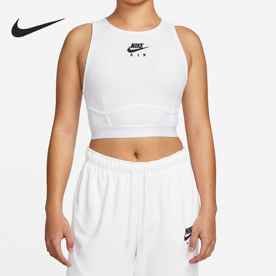 Nike/耐克正品当季新款 Air Ribbed 女子短款无袖背心 DM6070-100