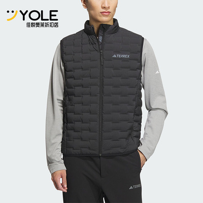 阿迪达斯正品男子羽绒马甲