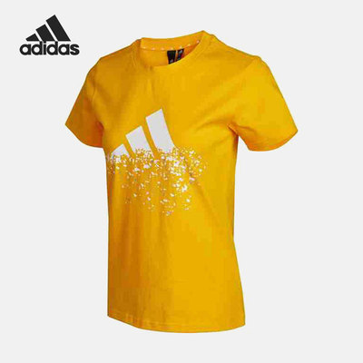 Adidas/阿迪达斯正品当季新款运动休闲女子套头短袖T恤 HB6600