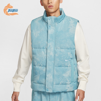 耐克男士拒水篮球棉服马甲