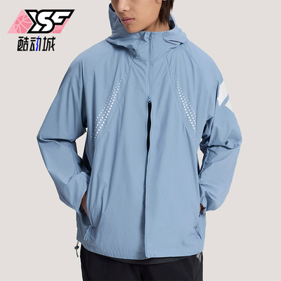 Adidas/阿迪达斯正品FOS WV UPF JK男士梭织拒水宽松外套KW0102