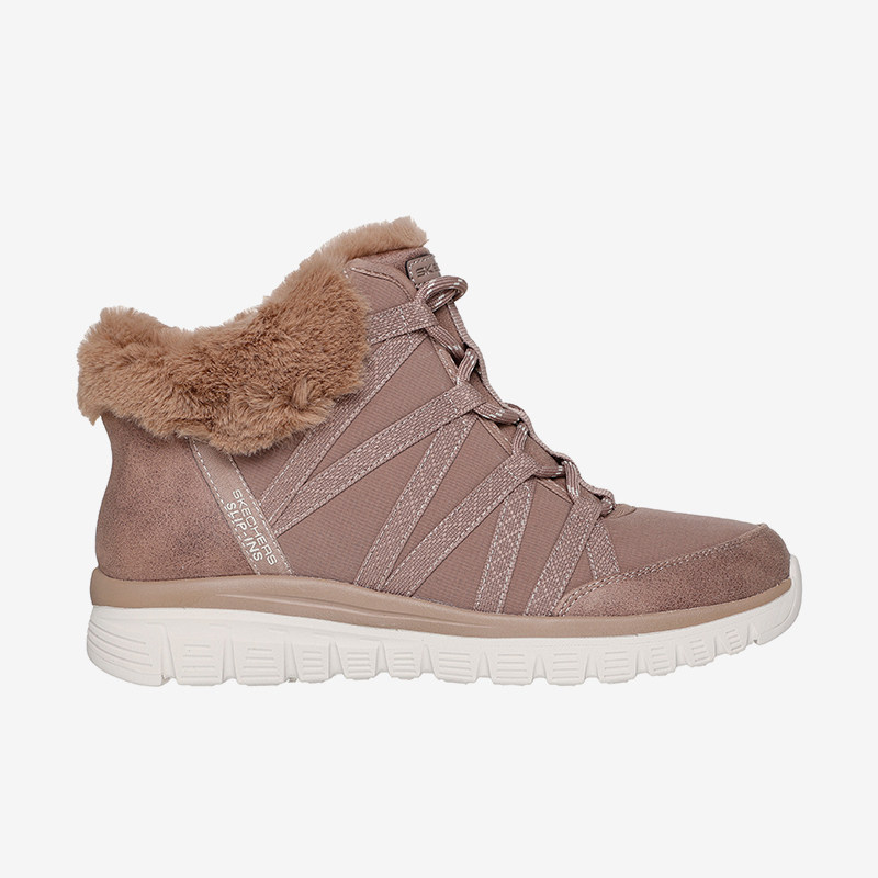 Skechers/斯凯奇正品2024冬新款女士复古时尚耐磨户外雪地靴