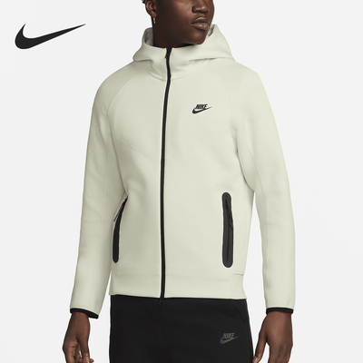 Nike/耐克正品男士拉链复古透气连帽印花经典夹克外套FB7921-020