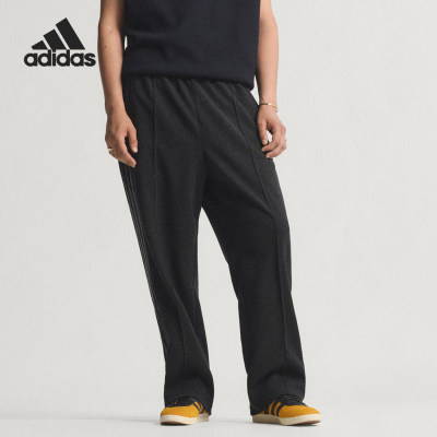 Adidas/阿迪达斯正品2025冬季款男士松紧腰宽松长裤JV7607