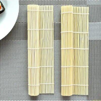 Kitchen Sushi Mat Natural Bamboo Sushi Making Rolling Mats