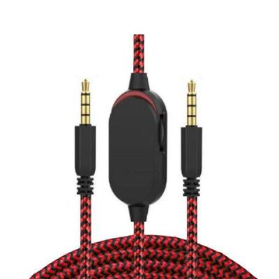 3.5mm Gaming Headset Cable Inline Mute Switch&Volume