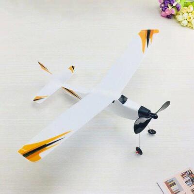 2 Pcs Rubber Band Plane Aircraft Toy Toys Kids Airplane