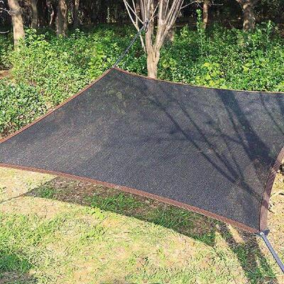 50% Black Shade Cloth with Grommets Durable Mesh Tarp Mesh