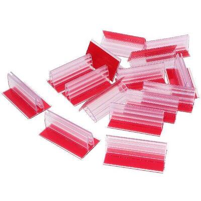 12 Pcs Brackets Self Adhesive Sign Holder Table Number