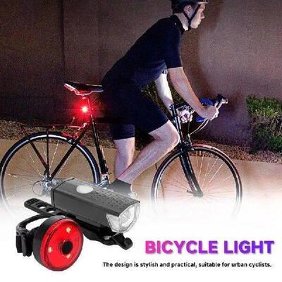 mini Bike Light Set Bicycle LED Front Light Taillight