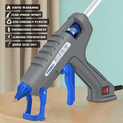 HG-100 100W胶枪套装DIY手工电动胶枪热熔胶枪附胶棒handskit