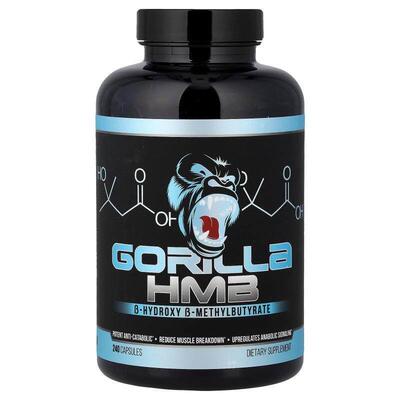 Gorilla Mind LLC,HMB, 240 Capsules (500 mg per Capsule)