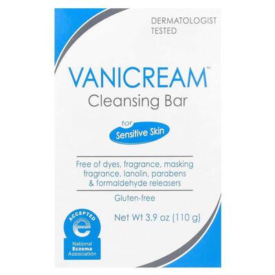 Vanicream,清洁棒，适用于敏感肌肤，无香，3.9 盎司（110 克）