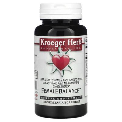 Kroeger Herb Co,Female Balance, 100 Vegetarian Capsules