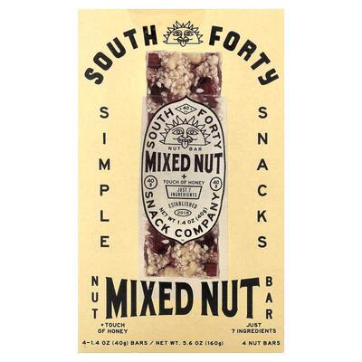 South Forty Snack Company,Nut Bar, Mixed Nut + Touch of Hone