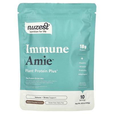 Nuzest,Immune Amie™, Plant Protein Plus+, Natural Chocolate,