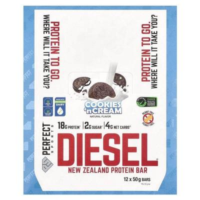 PERFECT Sports,Diesel, New Zealand Protein Bar, Cookies'n Cr