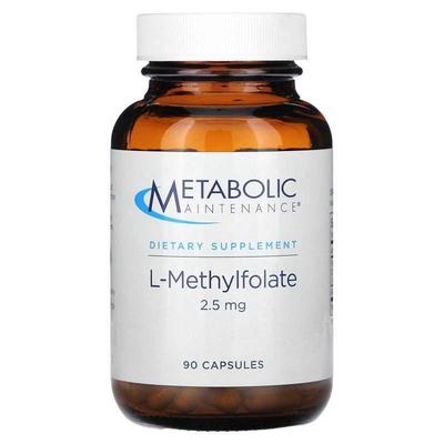 Metabolic Maintenance,L-Methylfolate, 5 mg , 90 Capsules