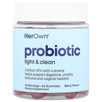 Her Own,Probiotic Gummies, Berry, 60 Gummies