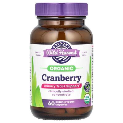 Oregons Wild Harvest,Organic Cranberry, 60 Organic Vegan Cap