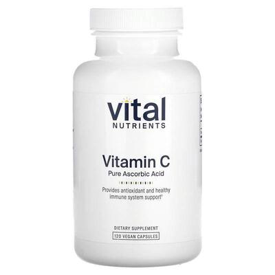 Vital Nutrients维生素C120 粒素食胶囊
