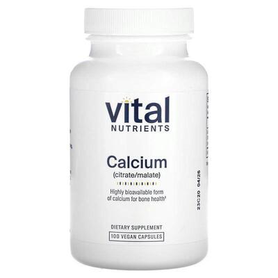 Vital Nutrients钙柠檬酸盐/苹果酸盐