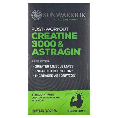 太阳勇士,Post-Workout Creatine 3000 & Astragin®, 120 Veg