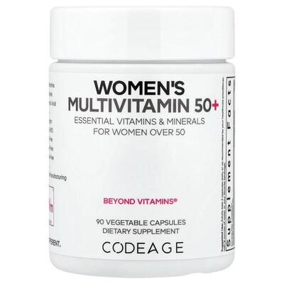 Codeage,Women's Multivitamin 50+, 90 Vegetable Capsules