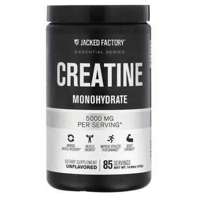 Jacked Factory,Essential Series, Creatine Monohydrate, Unfla
