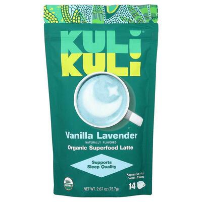 Kuli Kuli,有机 SuperFood 拿铁，香草薰衣花草，2.67 盎司（75.7