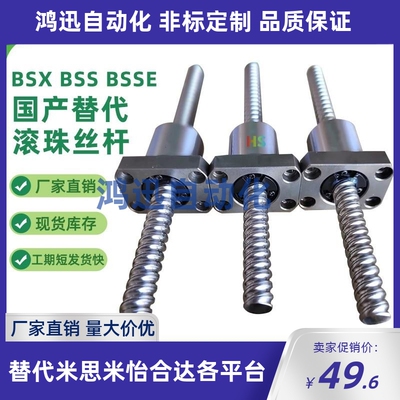 米思米滚珠丝杆BSX BSS BSSE0601 1004 1202 1210 1505 2010 2520