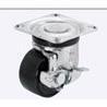 CHJS50A2寸米思米边刹车轮安装高度68MM工业脚轮