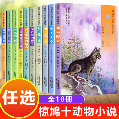 椋鸠十动物小说全集爱藏本全套10册野鸭的友情孤岛野犬野性的呼唤6-12岁小学生三四五六年级课外书阅读故事书儿童文学故事读物书籍