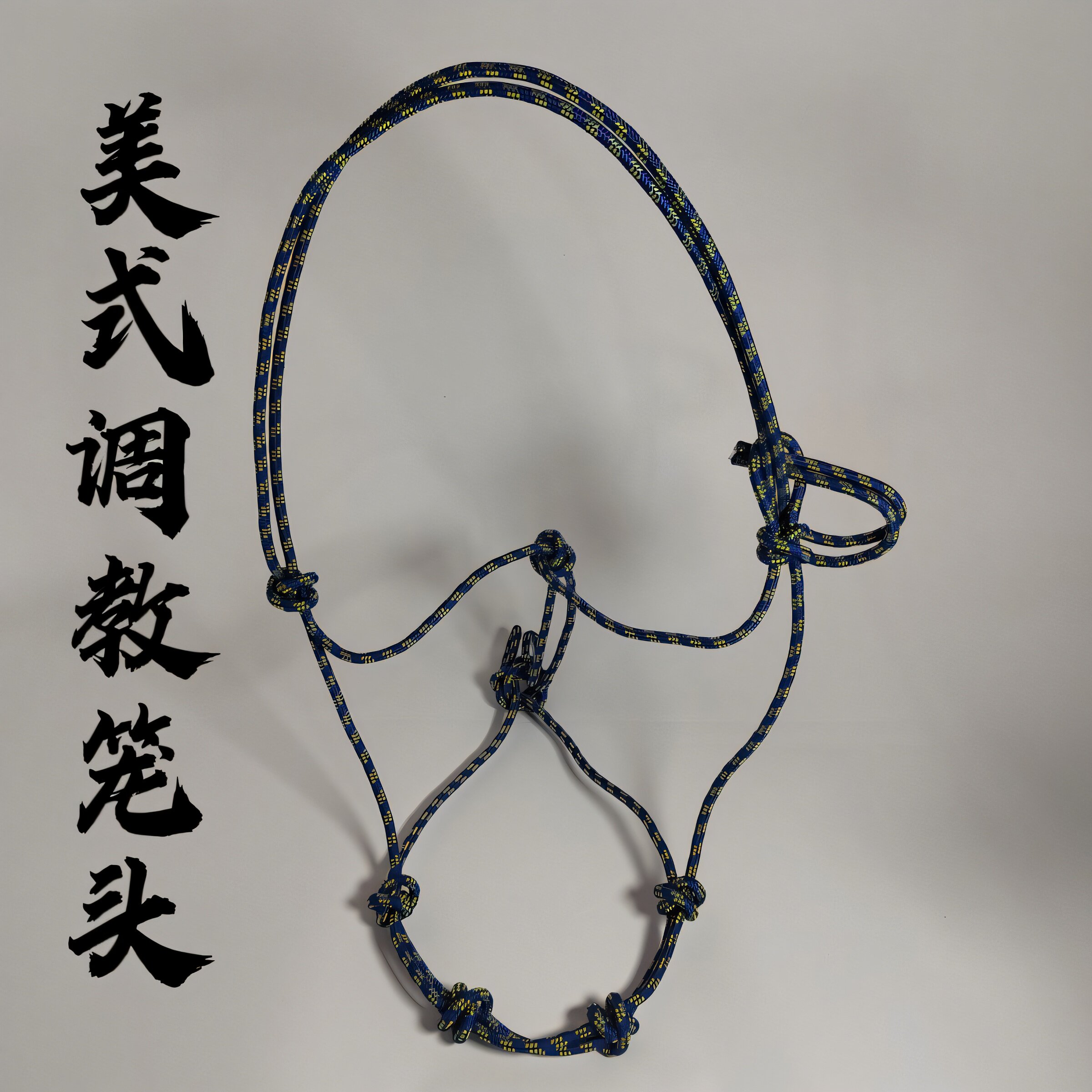 西部调教马龙头牵公马笼头调教马匹龙头西部调教马龙头马笼头专用