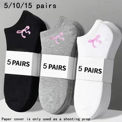 Women 10 Pair Mixed Athletic Socks Cushioned Anti Blister