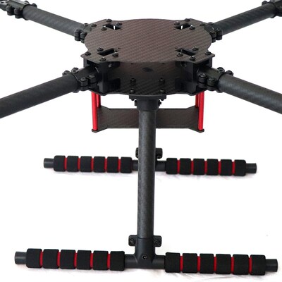 LJI X4 PRO升级款X400/u450/500/550 4轴碳纤机架带固定脚架8-13