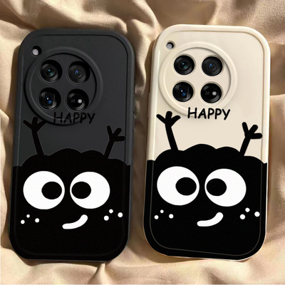 开心煤球一加12手机壳1+ace3v全包1加11+ace2v保护壳防摔oppo可爱一加ACE2pro硅胶套oneplusaec竞速版9R女8t