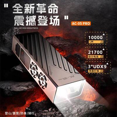 WARSTAR强光远射充电超亮应急户外家用耐用LED多功能爆亮手电筒