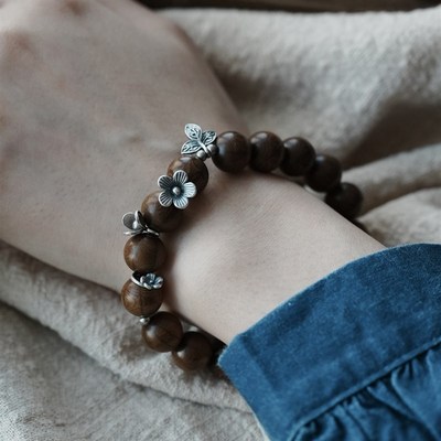 大仙的串儿《枯木逢春》天然六道木手串盘玩文玩佛珠手链新中式