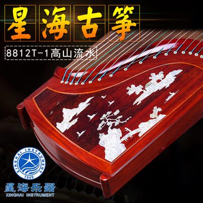 海-古筝8紫檀星原木练习北京128非洲高山流水筝演奏紫檀T古筝1木