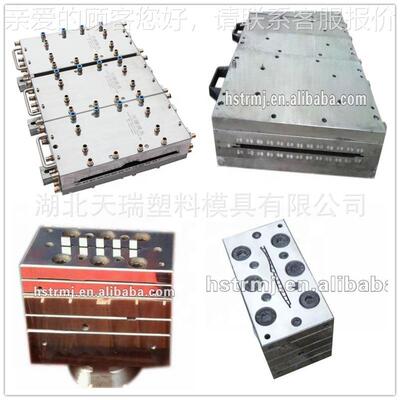 天瑞模具厂工价定挤制WCP木塑隔墙板集成墙板出设39125备模具