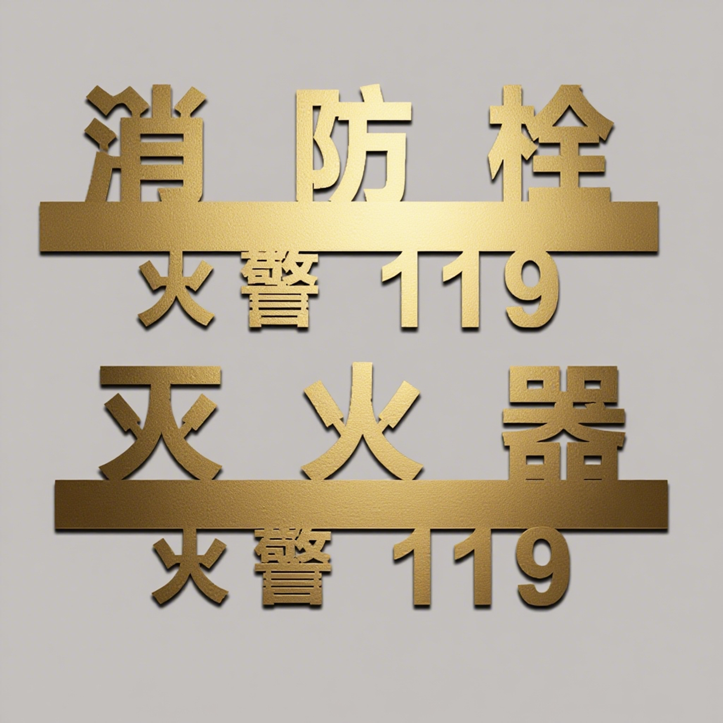 消防栓标识牌消火栓灭火器提示牌火警119电话粘纸洒店专用标志