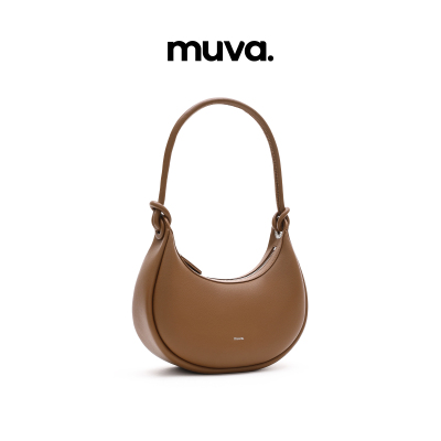 MUVA奶油感法式月牙腋下包通勤外
