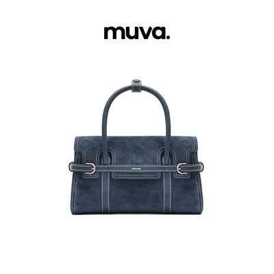 muva.町町包 英伦风袢带手提斜挎包高级感通勤小拎包2025年新品