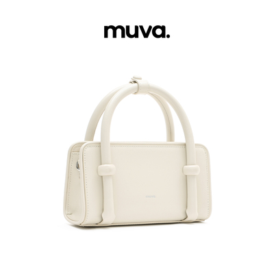 MUVA小包包斜挎手机包红色小方包