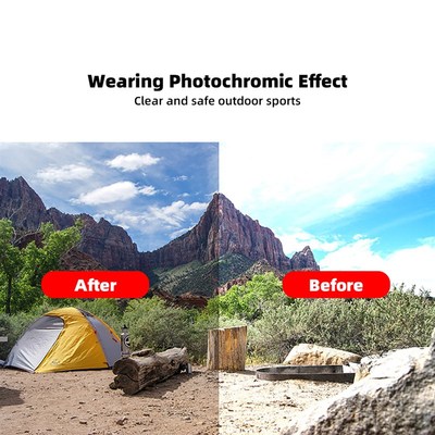 VIVIBEE 2019 Men Phortochromic Sunglasses Polarized Golf Wom