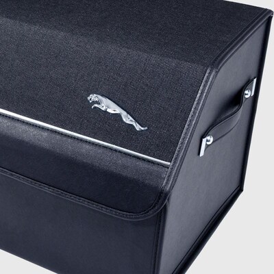 捷豹xfl汽车g收纳箱fpace改装车内饰用品xel车载整理箱后备箱储物