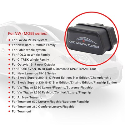 New Car Window OBD Controller AutoEmatic Lift Close Window D